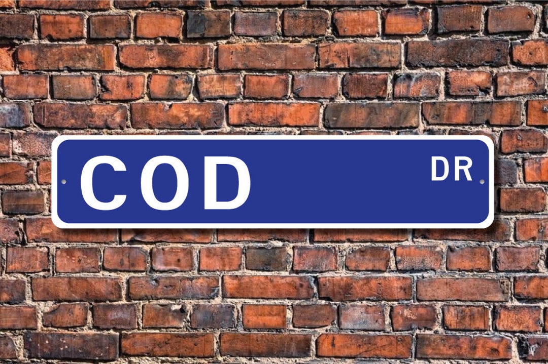 Cod, Cod Gift, Cod Sign, Cod Decor, Cod Expert, Fisherman, Fish Study ...
