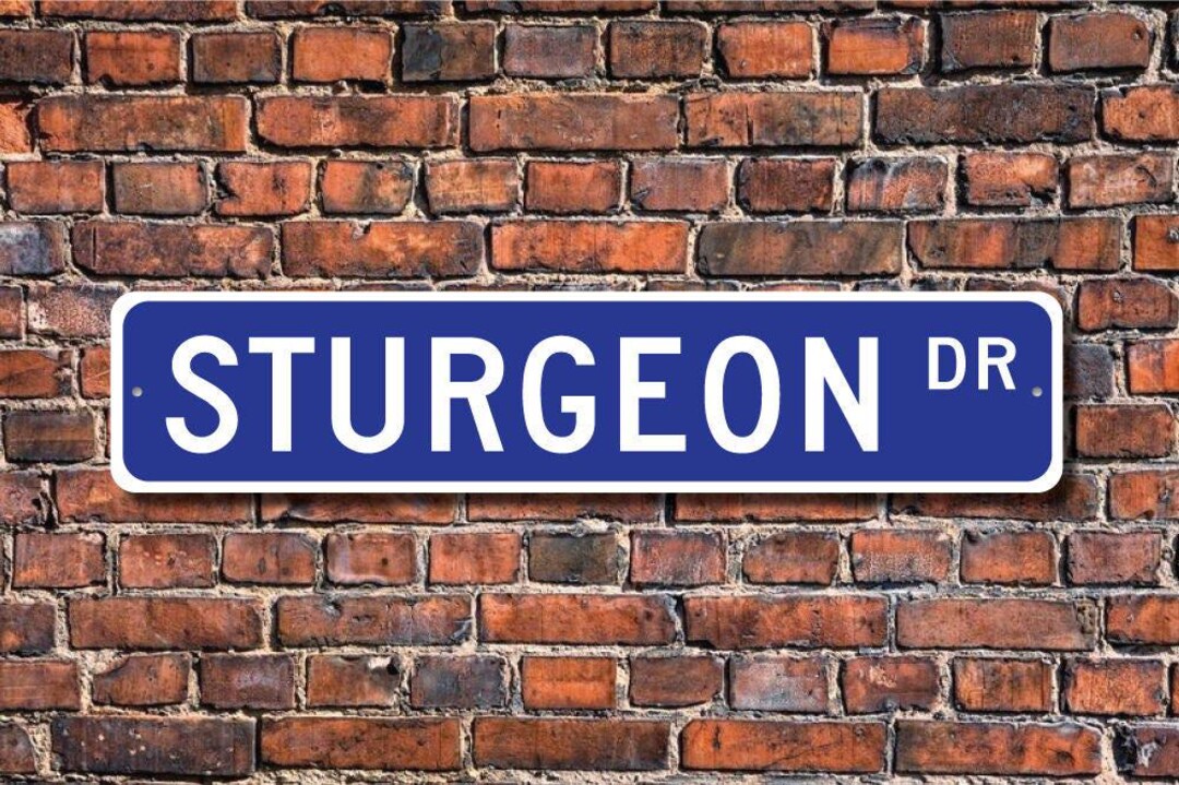 Sturgeon, Sturgeon Gift, Sturgeon Sign, Sturgeon Decor, Sturgeon Lover ...