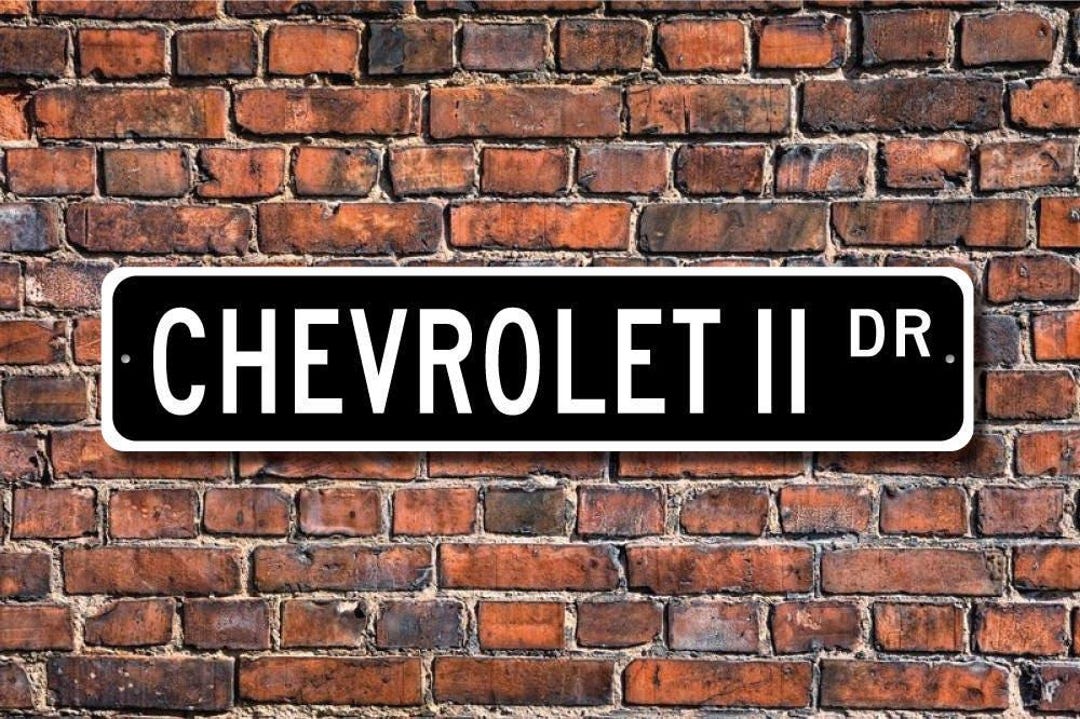Chevrolet II, Chevrolet II Sign, Chevrolet II Gift, Chevrolet Nova ...