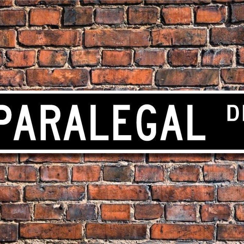 Paralegal Sign - Etsy