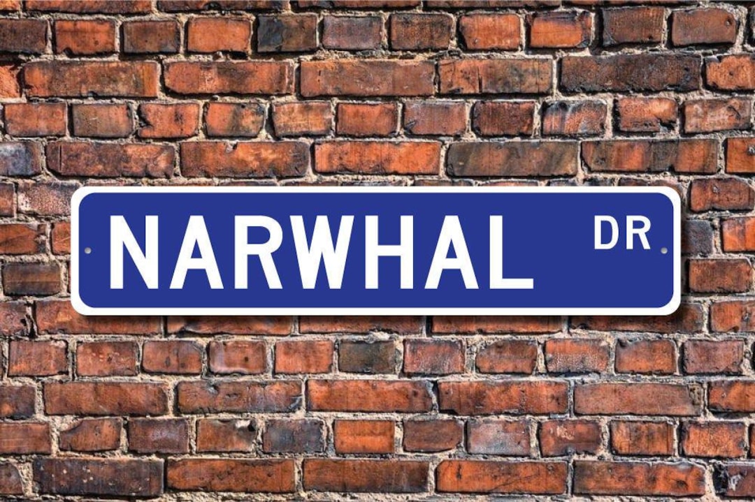 Narwhal, Narwhal Gift, Narwhal Sign, Narwhal Decor, Narwhal Lover ...