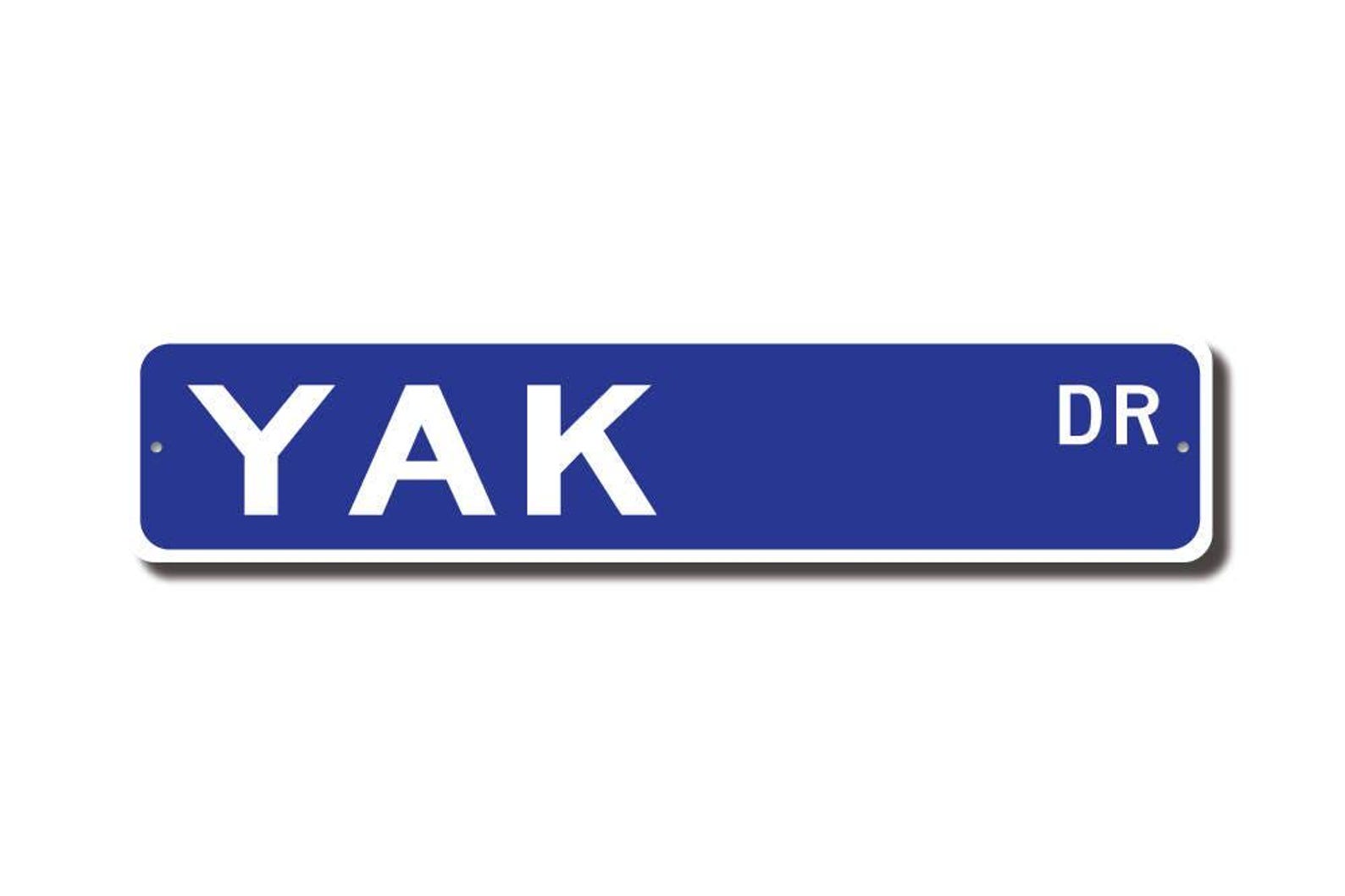 Yak, Yak Gift, Yak Sign, Yak Decor, Yak Lover, Shaggy Haired Wild Ox ...