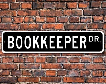 Bookkeeper Sign - Etsy