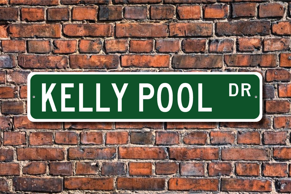 Kelly Pool Kelly Pool Sign Kelly Pool Fan Kelly Pool - Etsy