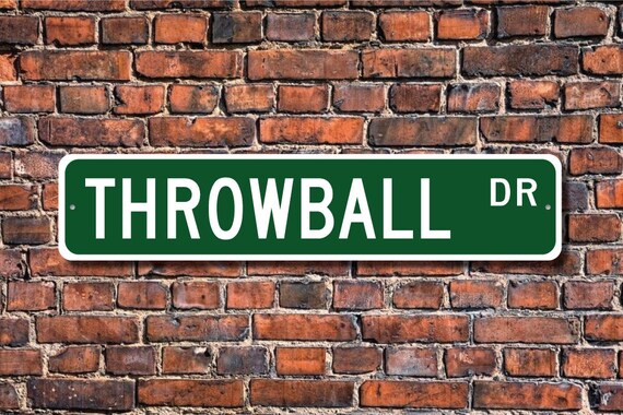 Throwball Throwball Sign Throwball Fan Throwball Player - Etsy