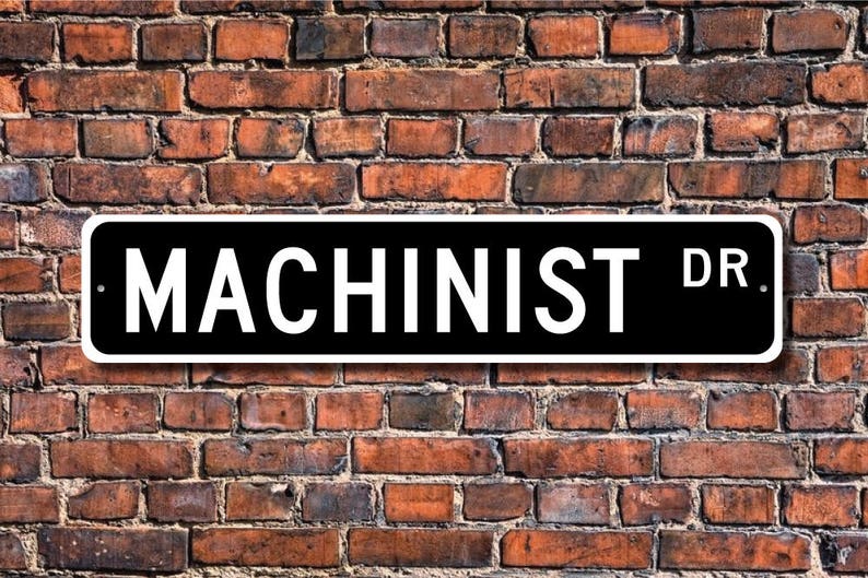 Machinist Machinist Gift Machinist Sign Machine Shop | Etsy