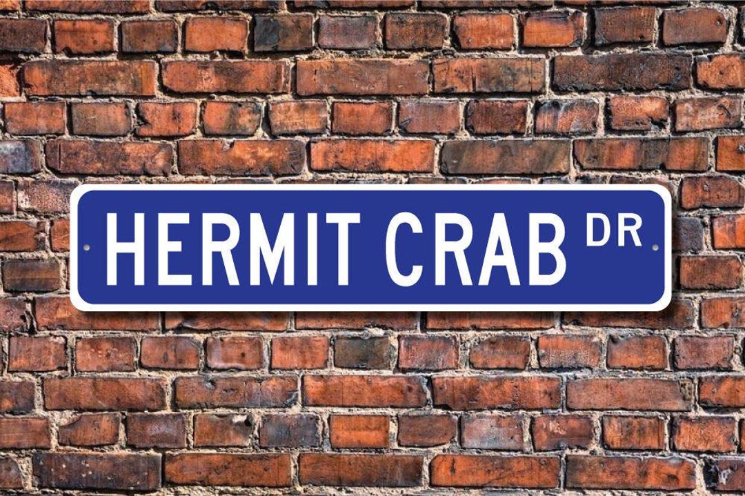 Hermit Crab, Hermit Crab Gift, Hermit Crab Sign, Hermit Crab Decor ...