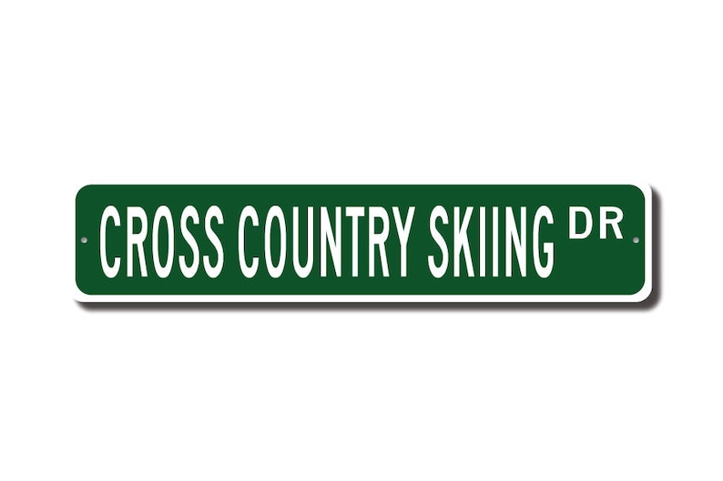 Cross-country Skiing Cross-country Skiing Sign Cross-country - Etsy