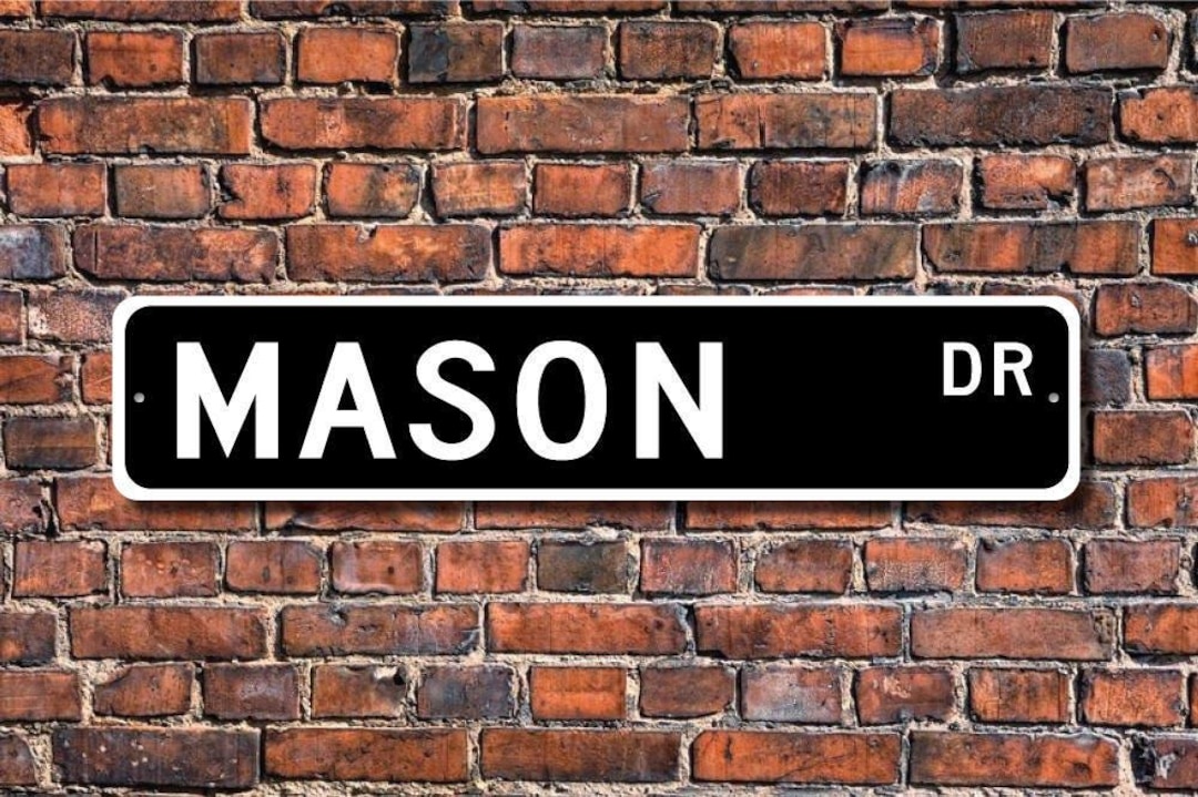 Mason, Mason Gift, Mason Sign, Building Construction, Bricklayer ...