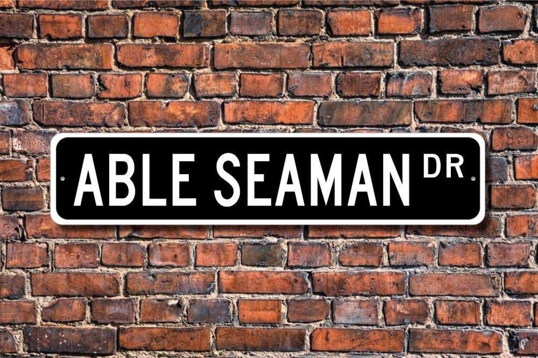 Able Seaman Gift, Able Seaman Decor, Able Seaman Wall Decor, Navy Gift ...