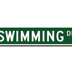 Swimming, Swimming Sign, Swimming Fan, Swimming Participant Gift ...