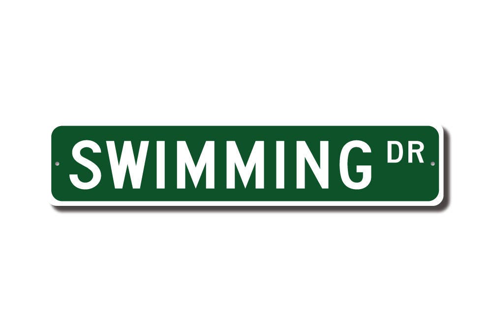 Swimming Swimming Sign Swimming Fan Swimming Participant - Etsy