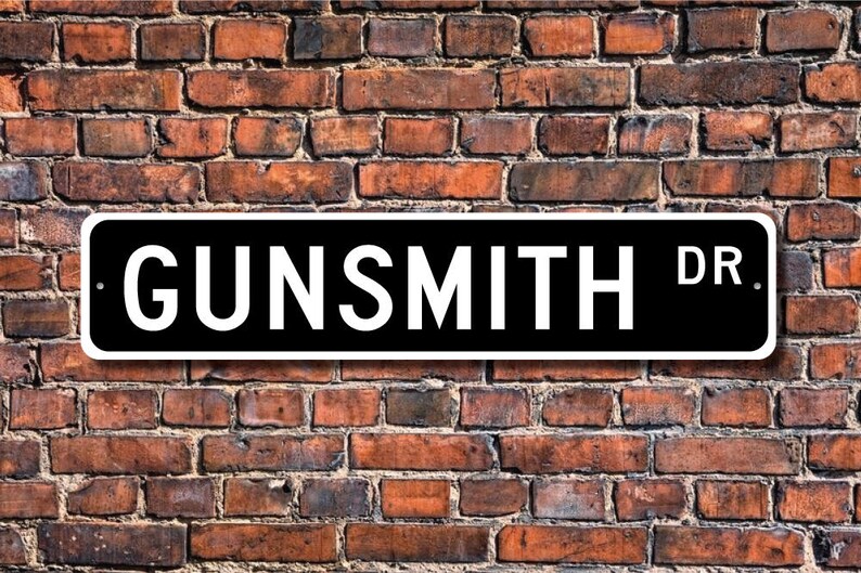 Gunsmith Gunsmith Gift Gunsmith Sign Gun Maintenance Gun - Etsy