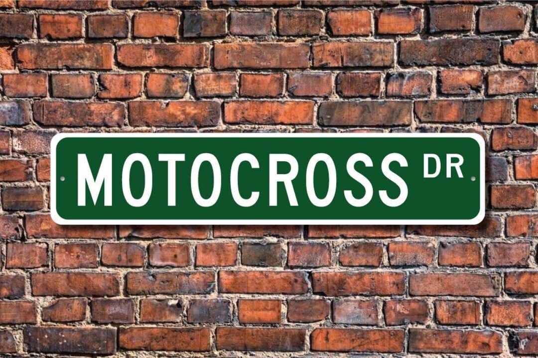 Motocross, Motocross Sign, Motocross Fan, Motocross Participant Gift ...
