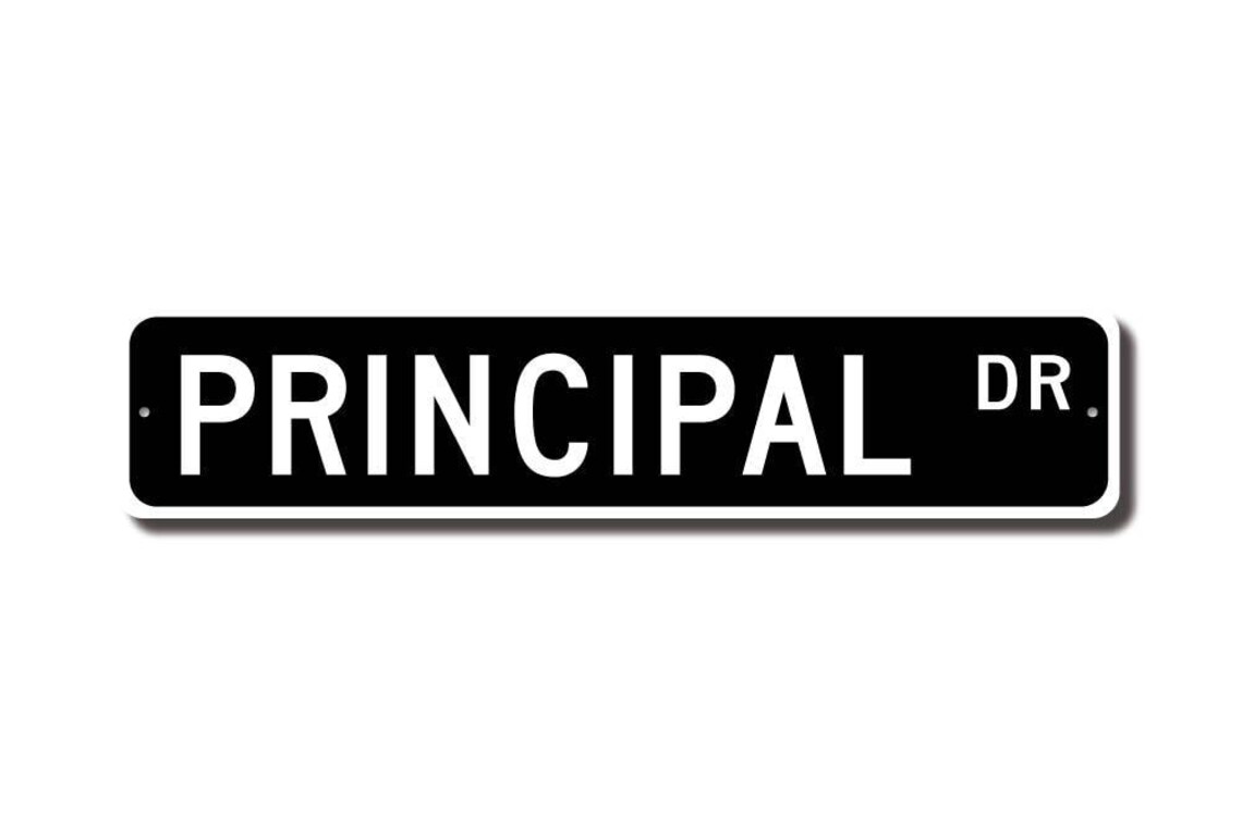 Principal, Principal Gift, Principal Sign, School Employee, Head of ...