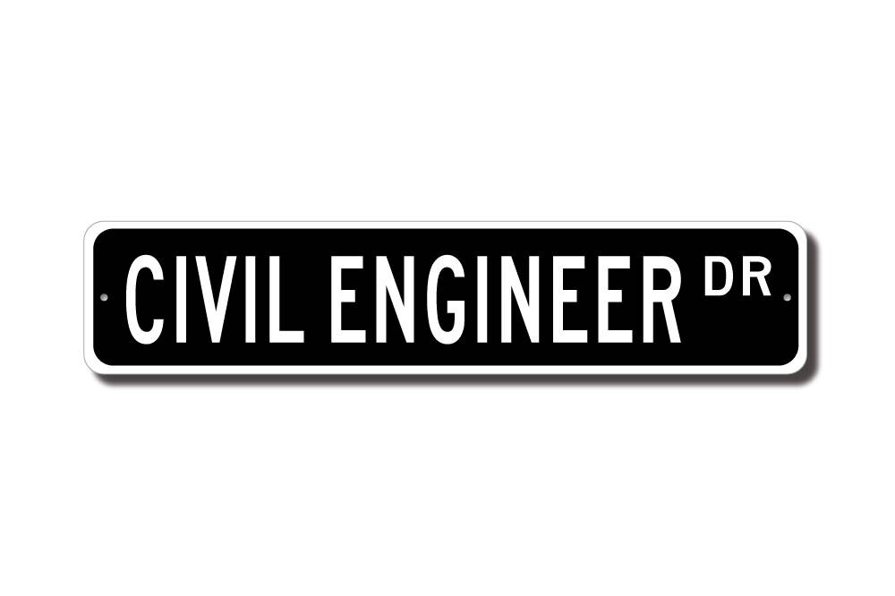 Civil Engineer Civil Engineer Gift Civil Engineer Sign - Etsy