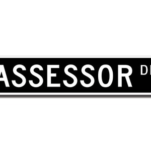 Assessor, Assessor Gift, Assessor Sign, Assessor Decor, Sign for ...