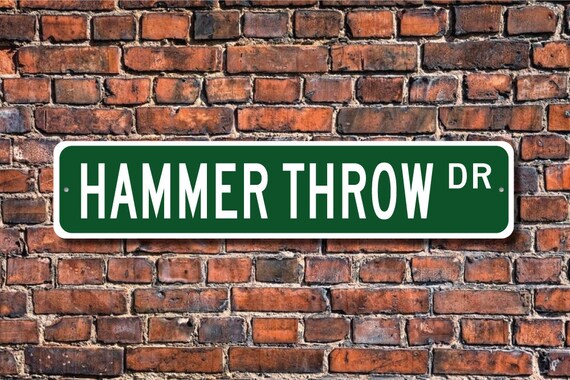 Hammer Throw Hammer Throw Sign Hammer Throw Fan Hammer - Etsy