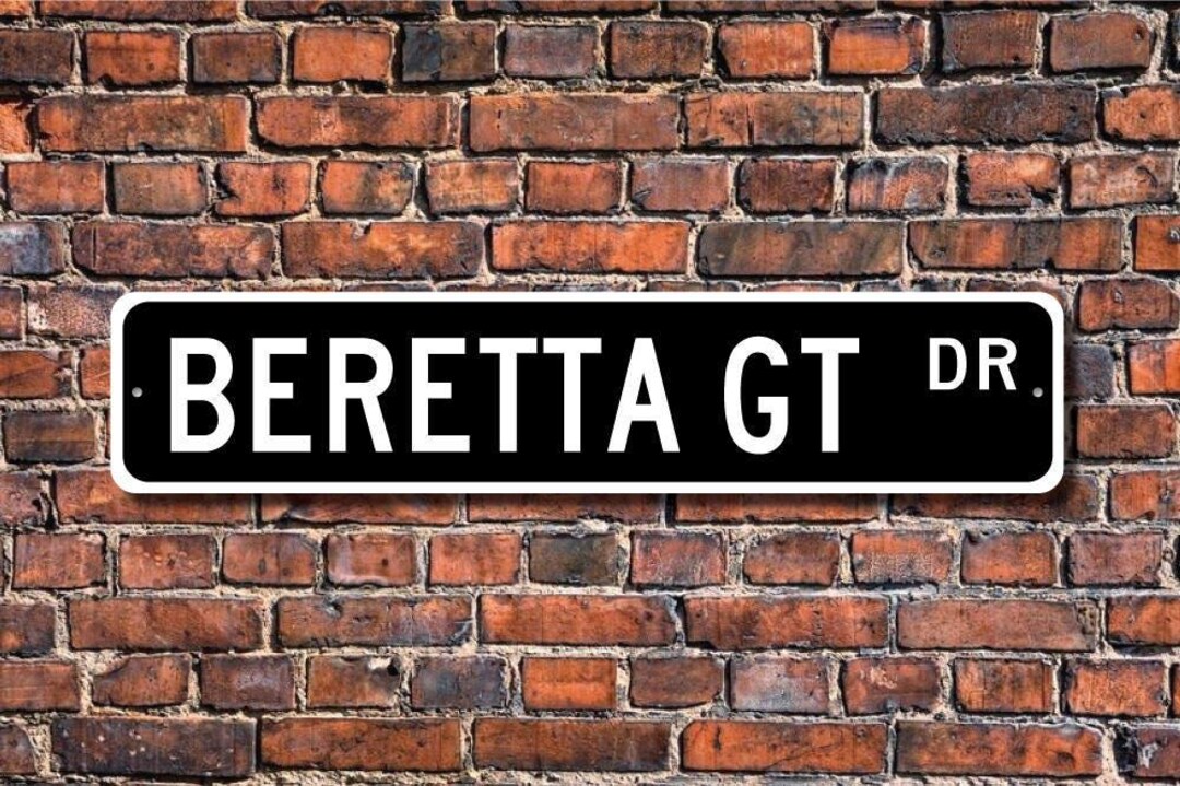 Beretta GT, Chevrolet Beretta GT Sign, Chevrolet Beretta GT Gift, Chevy ...
