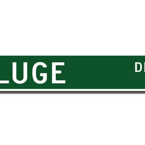 Luge, Luge Sign, Luge Fan, Luge Participant, Luge Gift, Ice Track Sled ...