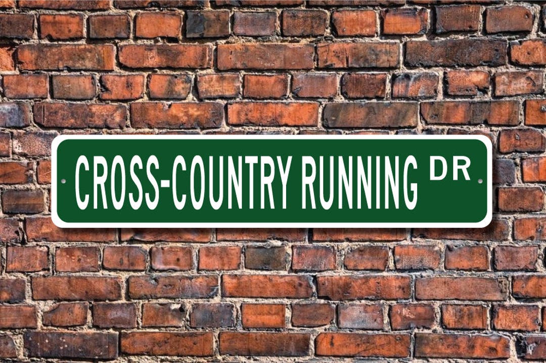 Cross-country Running, Cross-country Running Sign, CC Running Fan ...