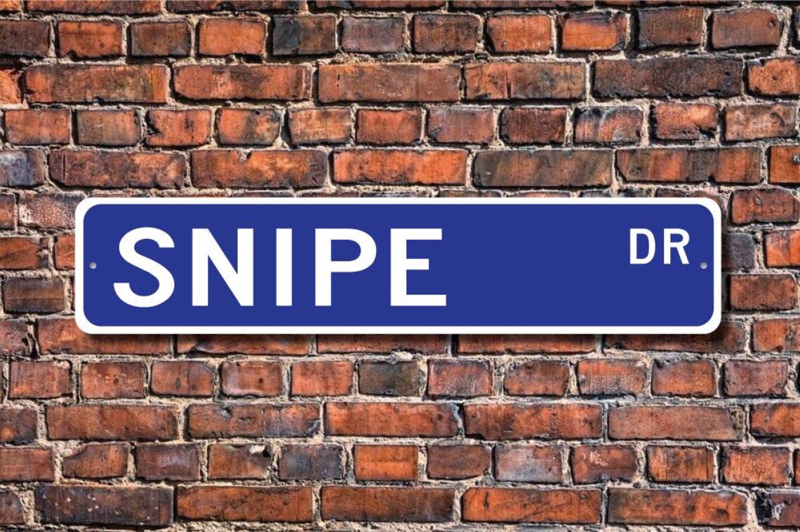 Snipe, Snipe Gift, Snipe Sign, Snipe Decor, Snipe Lover, Wading Bird ...