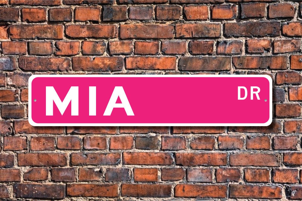 Mia Mia Sign Mia Gift Mia Lover Mia Birthday Gift Mia | Etsy