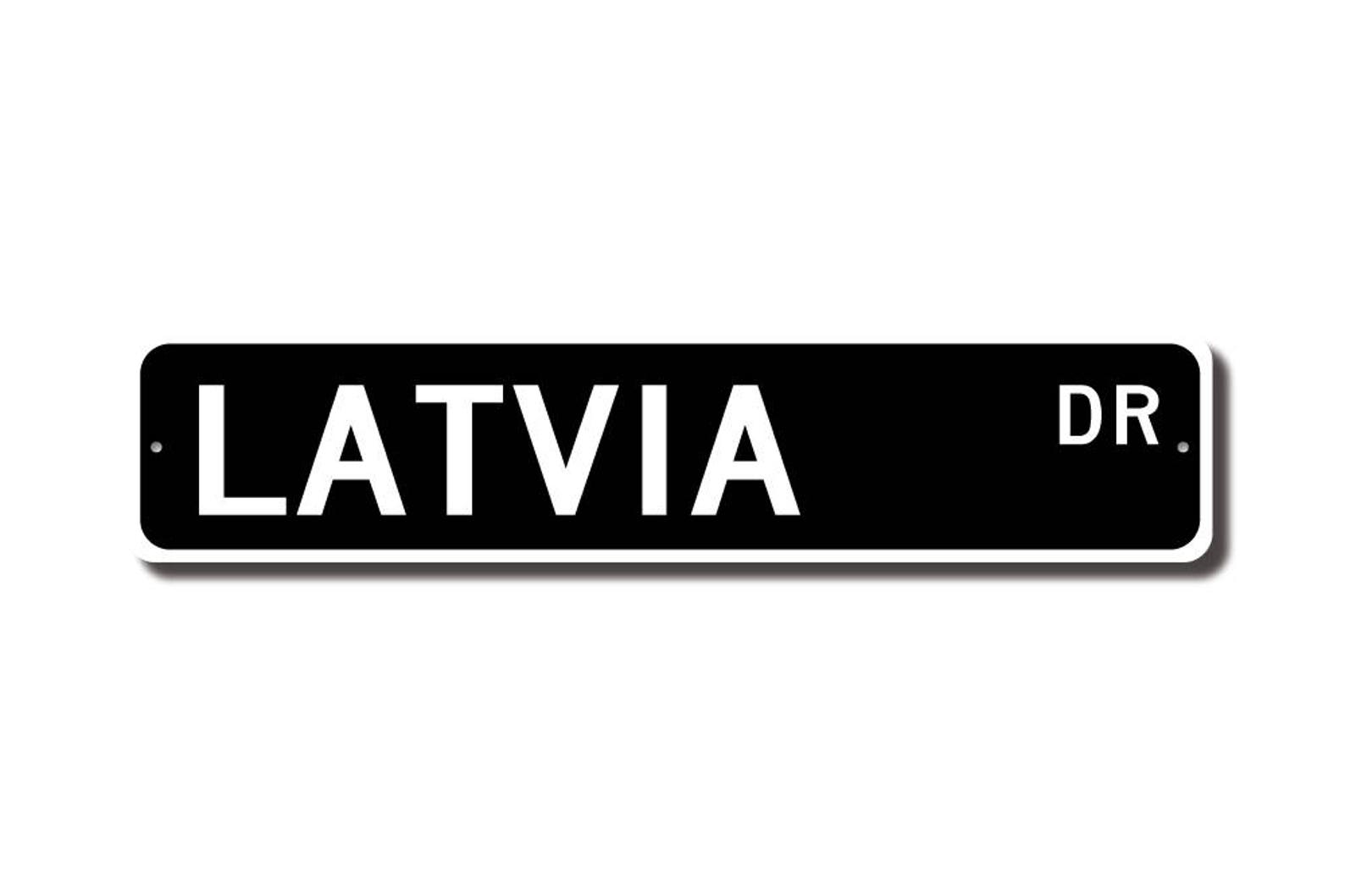 Latvia Sign Latvia Gift Latvia Souvenir Latvia Keepsake - Etsy