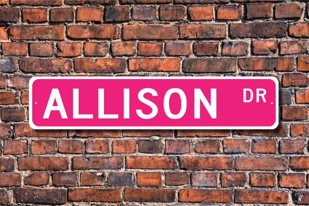 Allison, Allison Sign, Allison Lover, Allison Gift, Child Gift ...