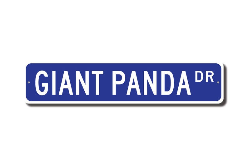 Giant Panda Giant Panda Gift Giant Panda Sign Giant Panda | Etsy