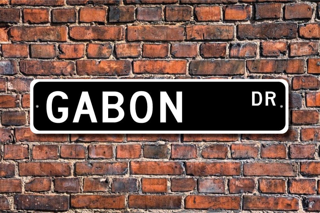 Gabon Sign, Gabon Wall Decor, Gabon Gift, Gabon Souvenir, Gabon ...