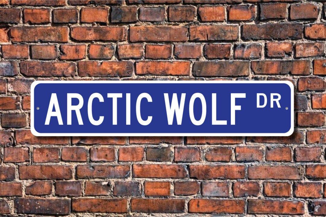 Arctic Wolf, Arctic Wolf Gift, Arctic Wolf Sign, Arctic Wolf Decor ...