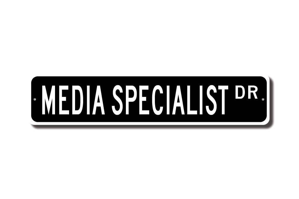 Media Specialist, Media Specialist Gift, Media Specialist Sign, Social ...