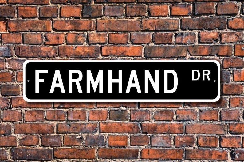 Farmhand, Farmhand Gift, Farmhand Sign, Gift for Farmhand, Farm Worker ...