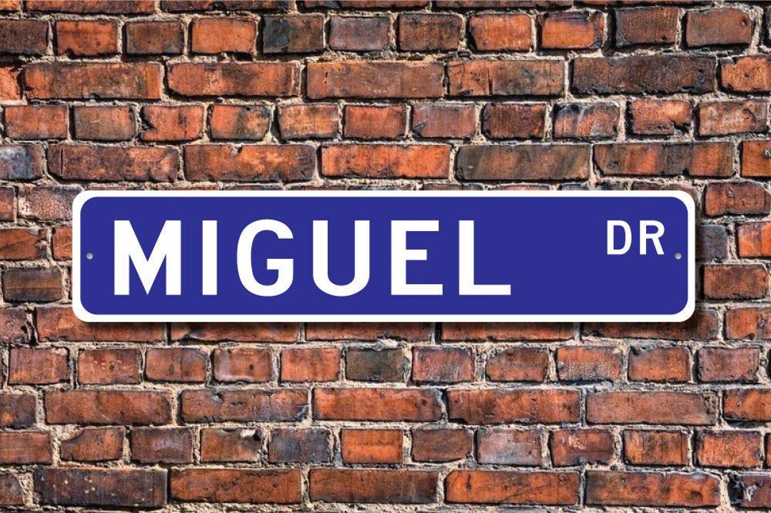 Miguel, Miguel Sign, Miguel Gift, Miguel Decor, Child Gift, Grandchild ...
