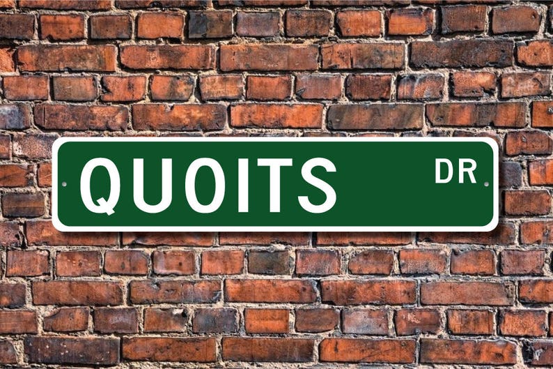 Quoits Quoits Sign Quoits Fan Quoits Gift Quoits - Etsy