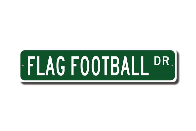 Flag Football Flag Football Sign Flag Football Fan Flag | Etsy