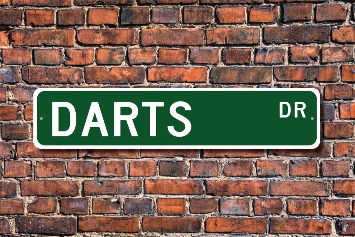 Darts Darts Sign Darts Fan Darts Gift Darts Player Darts - Etsy