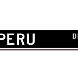 Peru, Peru Gift, Peru Sign, Souvenir Sign, Peru Native, Vacation ...