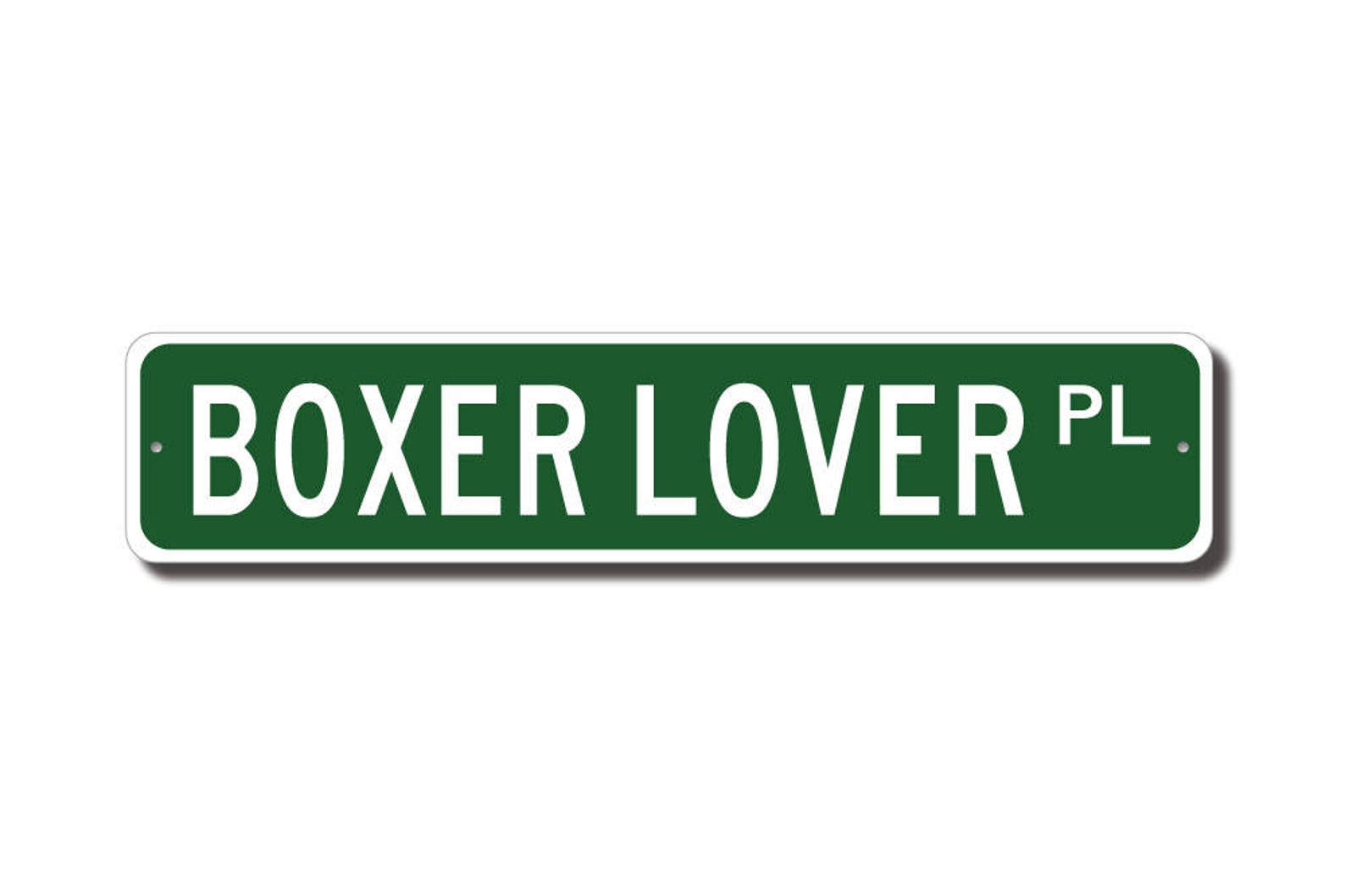 Boxer Boxer Gift Boxer Sign Dog Lover Gift Custom Street - Etsy