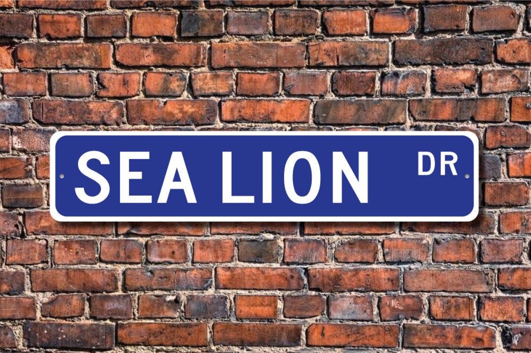 Sea Lion, Sea Lion Gift, Sea Lion Sign, Sea Lion Decor, Sea Lion Lover ...