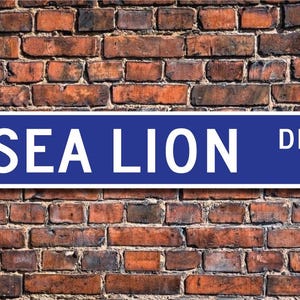 Sea Lion, Sea Lion Gift, Sea Lion Sign, Sea Lion Decor, Sea Lion Lover ...