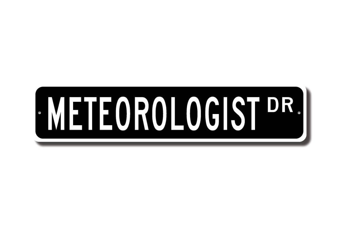 Meteorologist Meteorologist Gift Meteorologist Sign Weather - Etsy