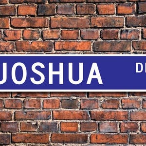Joshua, Joshua Sign, Joshua Fan, Joshua Decor, Child Gift, Grandchild ...