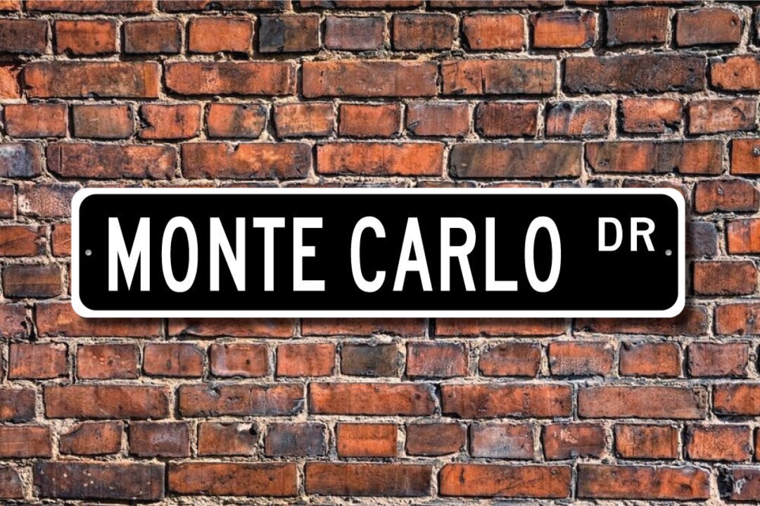 Monte Carlo, Chevrolet Monte Carlo Sign, Chevy Monte Carlo Gift, Chevy ...