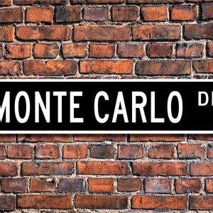 Monte Carlo, Chevrolet Monte Carlo Sign, Chevy Monte Carlo Gift, Chevy ...