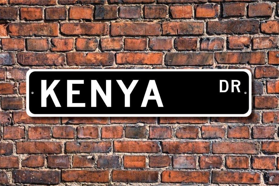 Kenya Sign, Kenya Gift, Kenya Souvenir Sign, Kenya Keepsake, Kenya Wall ...