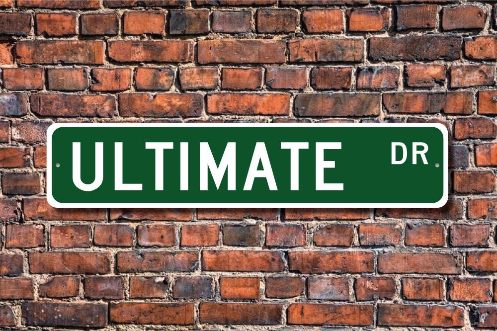 Ultimate Ultimate Sign Ultimate Fan Ultimate Participant | Etsy