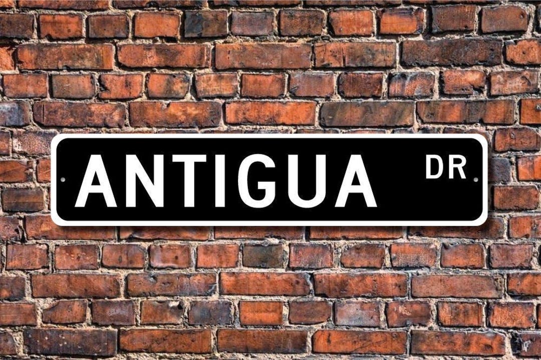 Antigua Sign, Antigua Gift, Custom Country Sign, Antigua Decor, Antigua ...