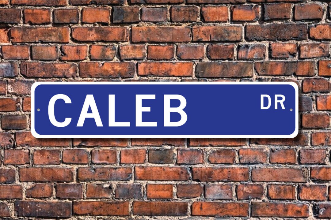 Caleb, Caleb Sign, Caleb Gift, Caleb Fan, Child Gift, Grandchild Gift ...